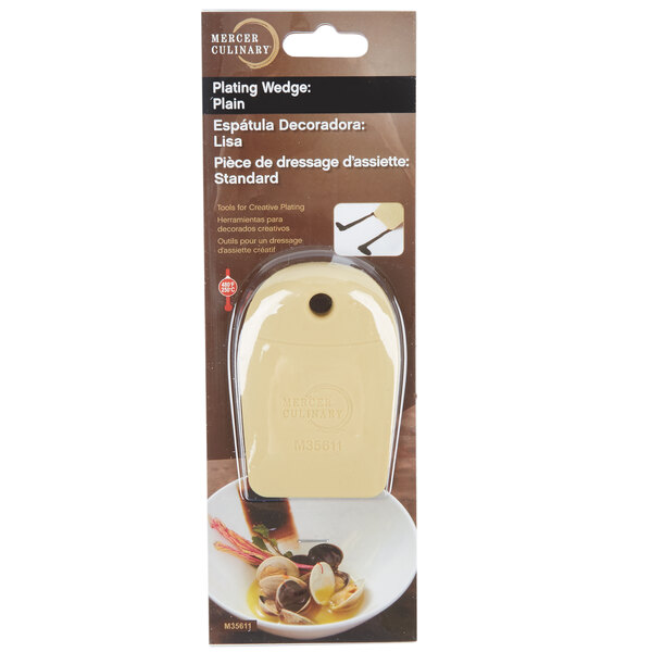Mercer Culinary M35611 Plain Edge Silicone Wedge Plating Tool