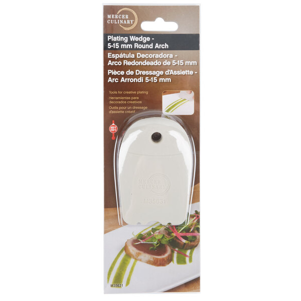 Mercer Culinary M35631 5-15mm Round Arch Silicone Wedge Plating Tool
