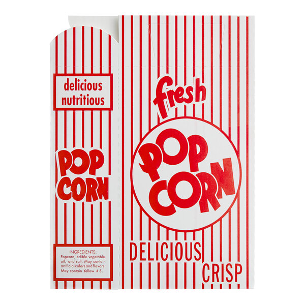 Great Western 11049 .74 oz. Popcorn Box - 500/Case