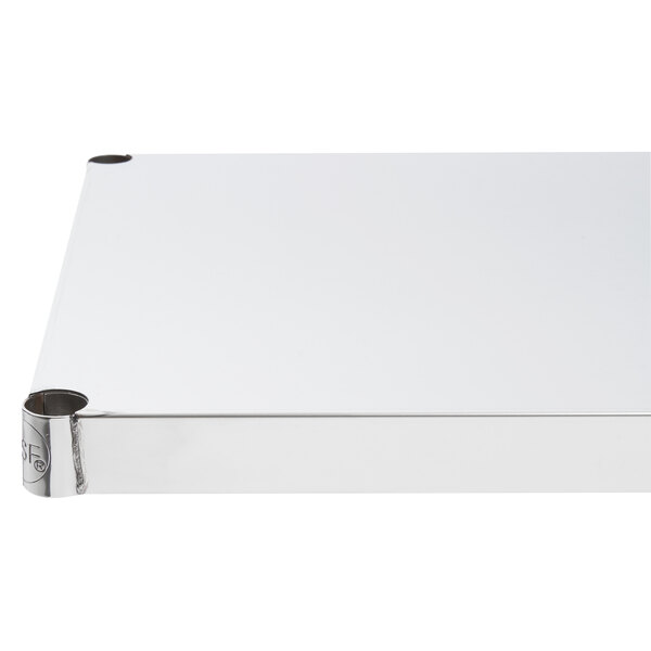 Regency 18" x 48" NSF Stainless Steel Solid Shelf