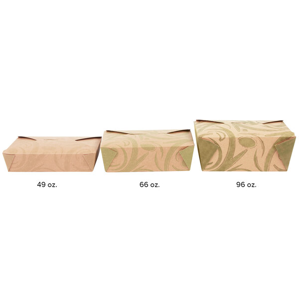 Fold-Pak 03BPSONOMM Bio-Plus-Earth Sonoma Microwavable Paper #3 Take ...