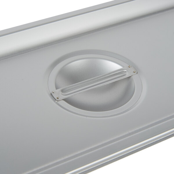 Choice 1/2 Size Long Standard Weight Slotted Stainless Steel Steam ...