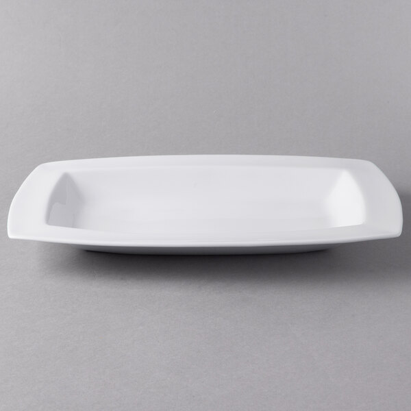 Libbey Slenda 32 oz. Royal Rideau White Rectangular Porcelain Bowl - 12 ...
