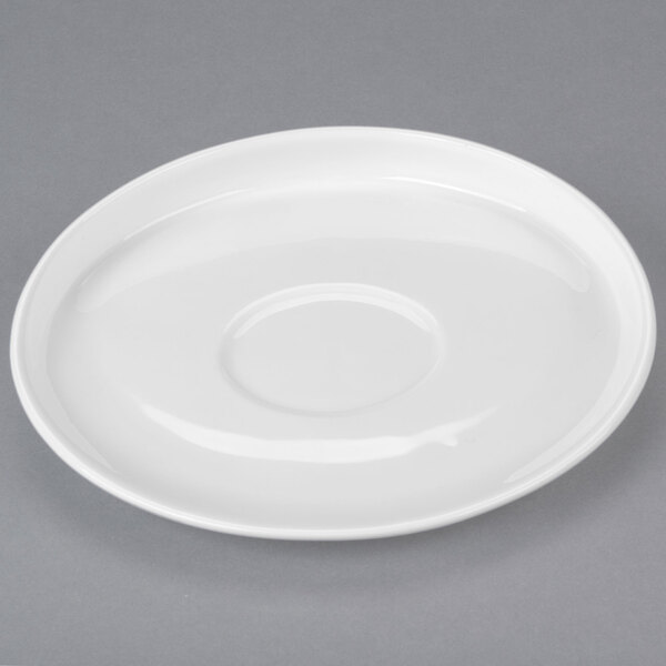 Libbey 905356123 Slenda Verve 6" Round Royal Rideau White Porcelain ...