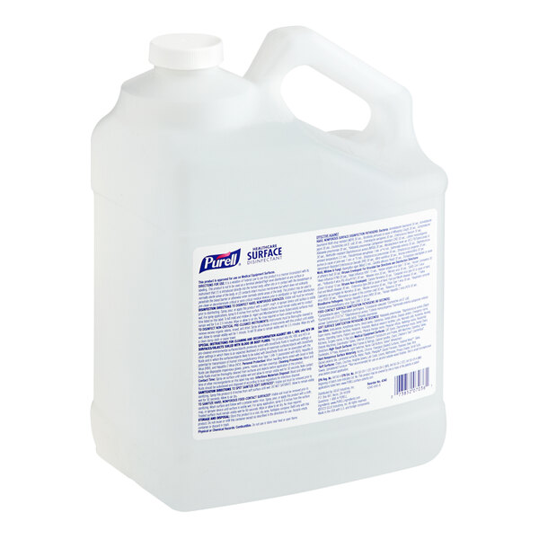 Purell® 4340-04 1 Gallon / 128 oz. Fragrance Free Healthcare Surface ...