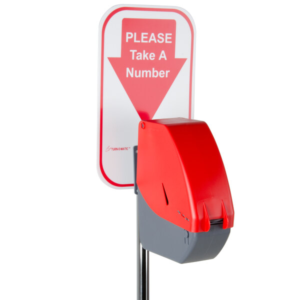Turn-O-Matic 106000100 Please Take A Number Sign