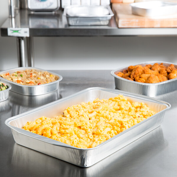 Durable Packaging 9664-SL-25 Smoothwall Silver Extra Large Entree ...