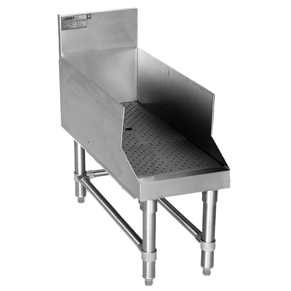 Eagle Group RDBSR36-24 Spec-Bar Stainless Steel Recessed Bar Drainboard ...