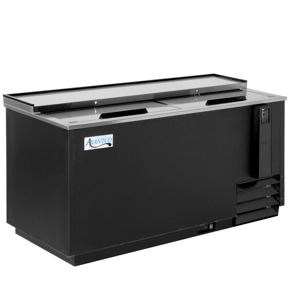Avantco HBB-65-HC 65" Black Horizontal Bottle Cooler