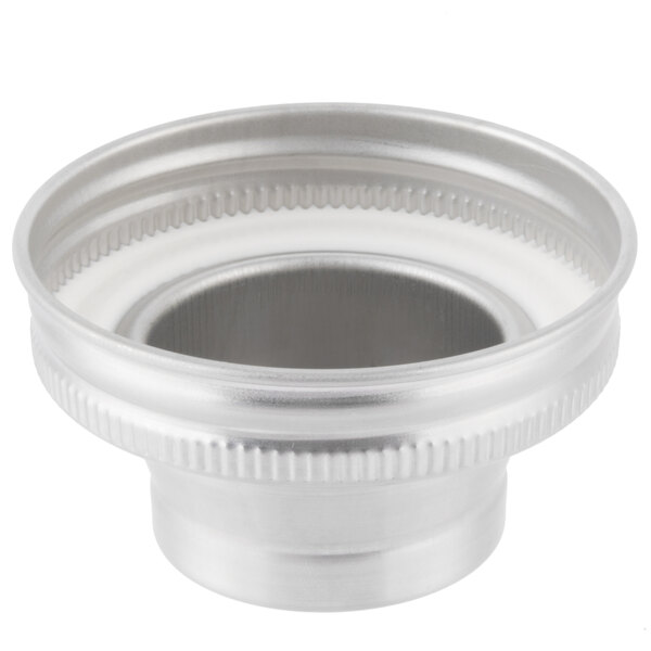 Tablecraft MJSST Stainless Steel 2-Piece Replacement Mason Jar Shaker Cap