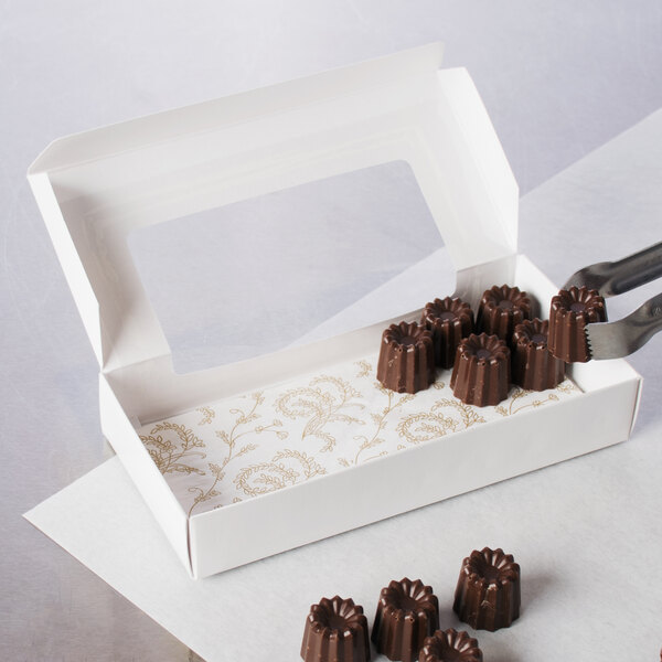 Window Candy Boxes - White, Rectangular (25/Pack)