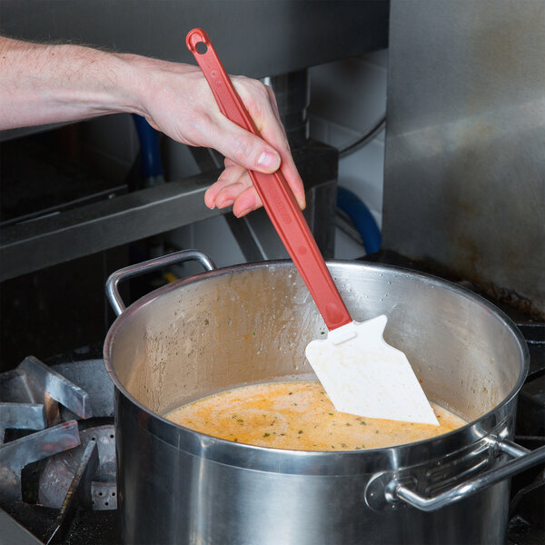 Rubbermaid FG1963000000 13 1/2" Red High Temperature Silicone Spatula