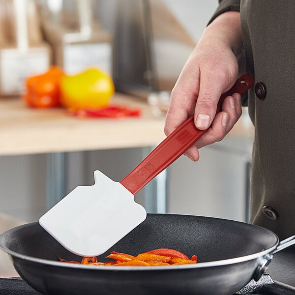 Rubbermaid FG1963000000 13 1/2" Red High Temperature Silicone Spatula