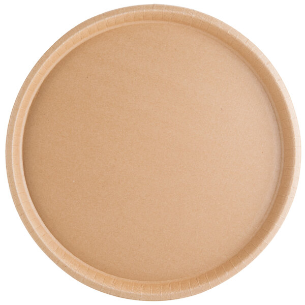 Solut 74445 Take and Bake 15" Kraft Eco Natural Oven Safe Pizza Tray ...