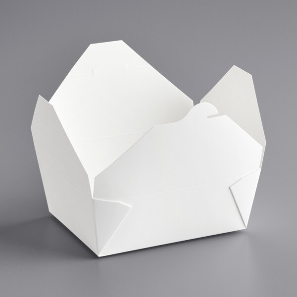 Bulk Paper Take Out Boxes (Microwavable) - 300/Case