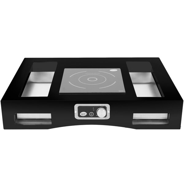 Tablecraft CWACTION1TBK 31 1/4" x 25 1/4" x 5 3/4" Black Brushed ...