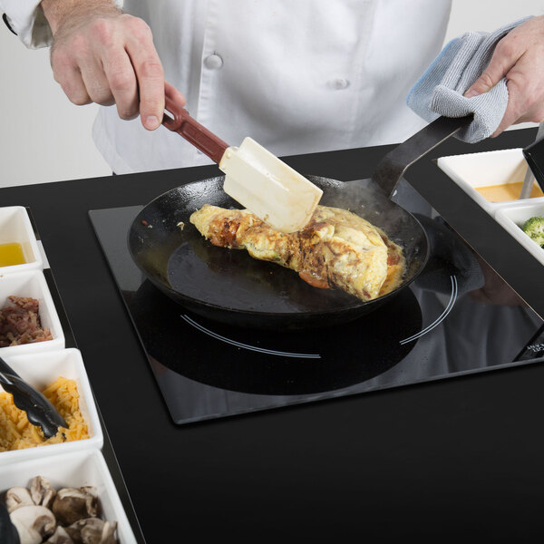 Tablecraft CWACTION1TBK 31 1/4" x 25 1/4" x 5 3/4" Black Brushed ...