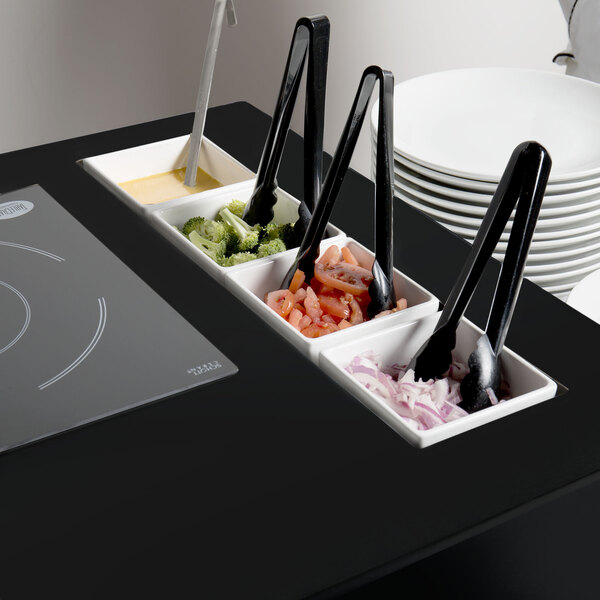 Tablecraft CWACTION1TBK 31 1/4" x 25 1/4" x 5 3/4" Black Brushed ...