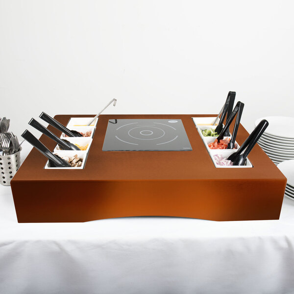 Tablecraft CWACTION1TCP 31 1/4" x 25 1/4" x 5 3/4" Copper Brushed ...