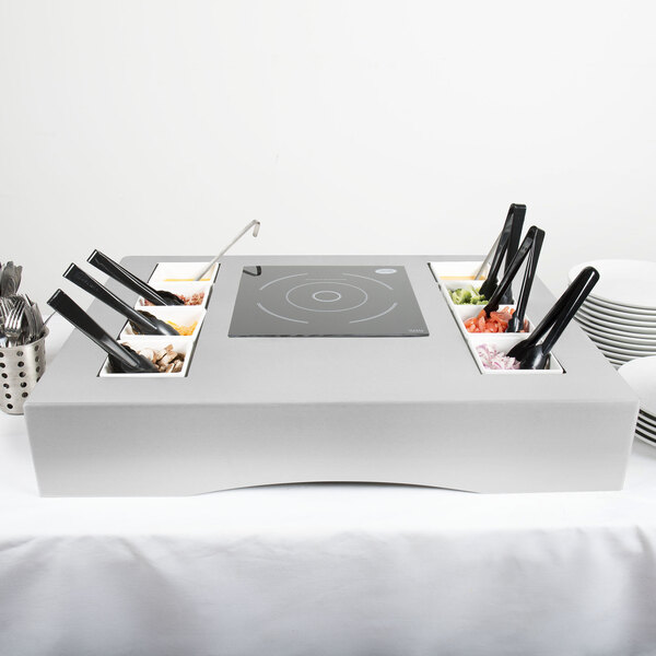 Tablecraft CWACTION1TCL 31 1/4" x 25 1/4" x 5 3/4" Clear Brushed ...