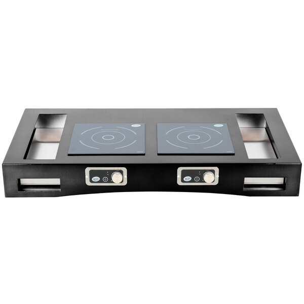 Tablecraft CWACTION2TBK 47 3/8" x 25 1/2" x 5 1/2" Black Brushed ...