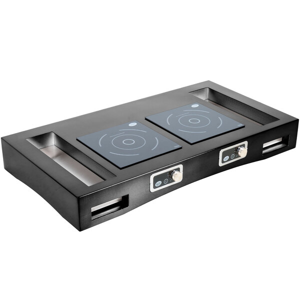 Tablecraft CWACTION2TBK 47 3/8" x 25 1/2" x 5 1/2" Black Brushed ...