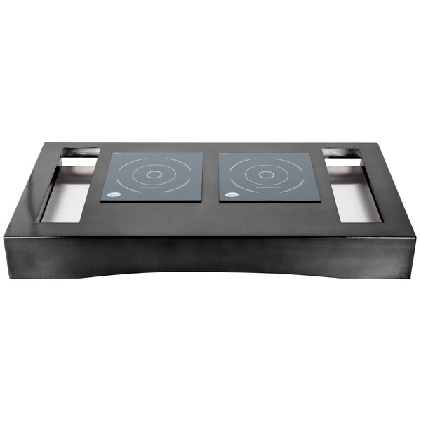 Tablecraft CWACTION2TBK 47 3/8" x 25 1/2" x 5 1/2" Black Brushed ...