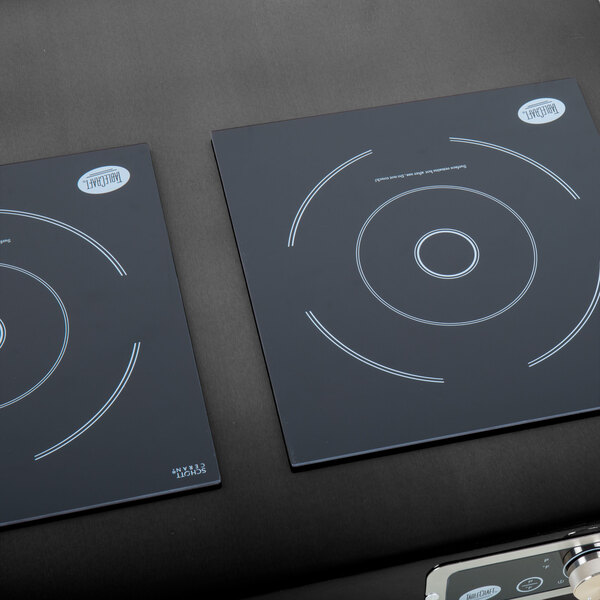 Tablecraft CWACTION2TBK 47 3/8" x 25 1/2" x 5 1/2" Black Brushed ...