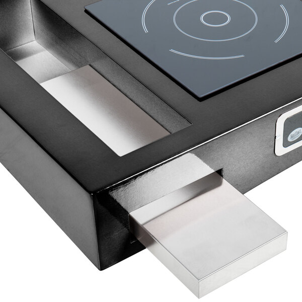 Tablecraft CWACTION2TBK 47 3/8" x 25 1/2" x 5 1/2" Black Brushed ...