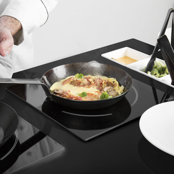 Tablecraft CWACTION2TBK 47 3/8" x 25 1/2" x 5 1/2" Black Brushed ...