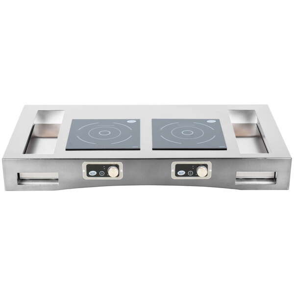 Tablecraft CWACTION2TCL 47 3/8" x 25 1/2" x 5 1/2" Clear Brushed ...