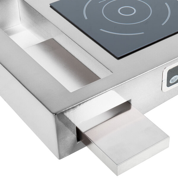 Tablecraft CWACTION2TCL 47 3/8" x 25 1/2" x 5 1/2" Clear Brushed ...