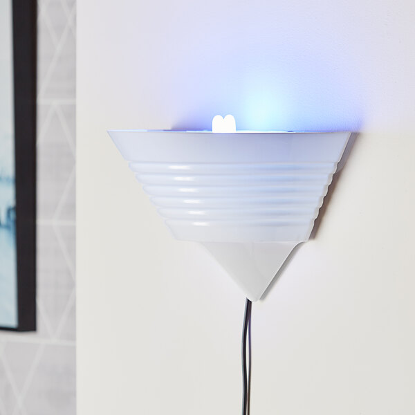 Zap N Trap White Wall Sconce Insect Light Trap with Glue Board, 800 sq ...