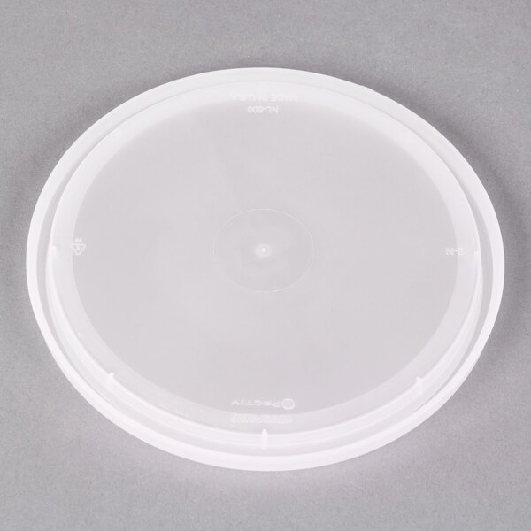 Pactiv/Newspring YSD2516 16 oz. Translucent Round Deli Container Combo ...