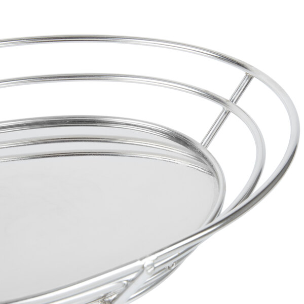 Clipper Mill by GET 4-84855 12 1/2" x 9 1/4" Stainless Steel Oval ...