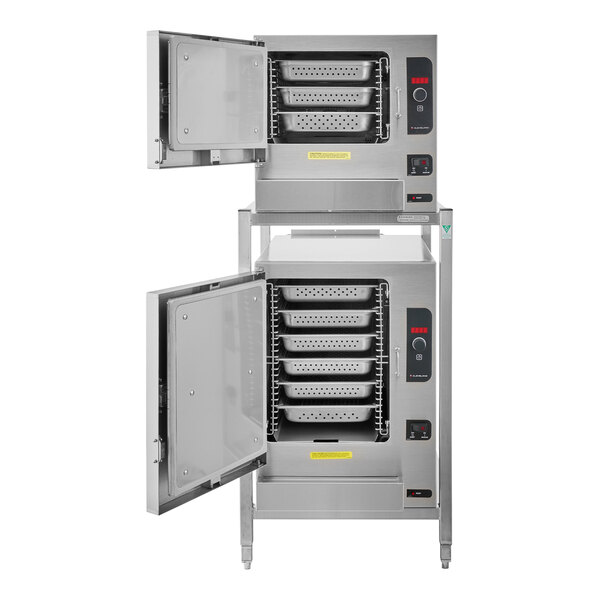 Cleveland (2) 22CGT63.1 SteamChef 3 & 6 SST Natural Gas Double Deck 9 ...