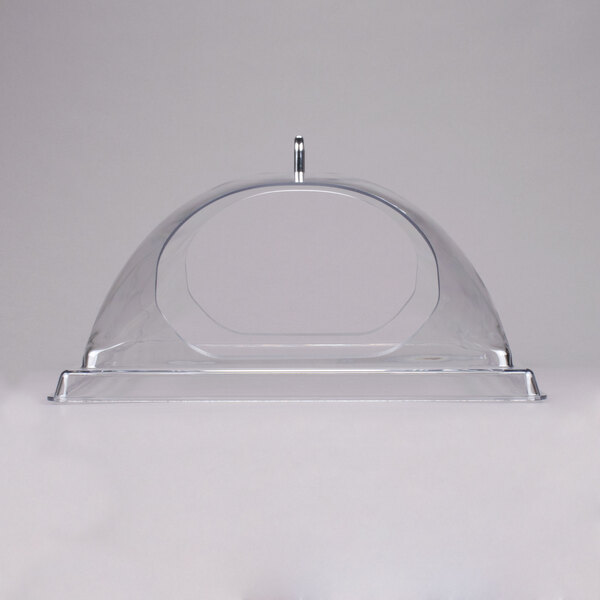 Cambro DD1220BECW Camwear 12" x 20" Clear Dome Display Cover with 2 End ...