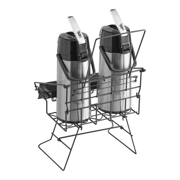 Choice 3-Piece Airpot Merchandising Rack Set with Rack and (2) 2.2 ...