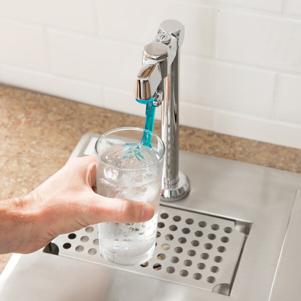 Regency Stainless Steel Water Station with Ice Bin - 18" x 21"