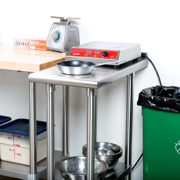 Advance Tabco FTS-3015 30" x 15" 18 Gauge 430 Stainless Steel Filler ...