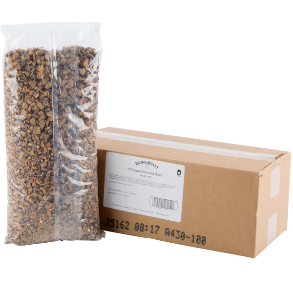 Chopped Brown & Haley Almond Roca Topping - 10 lb.