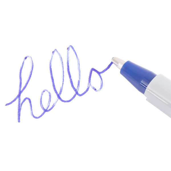 Universal UNV27411 Economy Blue Medium Point 1mm Oil-Based Ballpoint ...