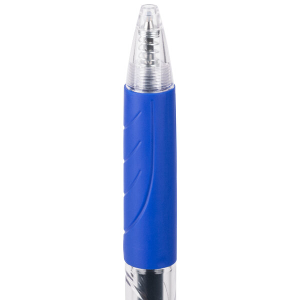 Universal One UNV39913 Blue Medium Point 0.7mm Clear Retractable ...
