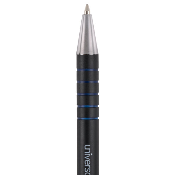 Universal One UNV15521 Comfort Grip Blue Fine Point 0.7mm Retractable ...