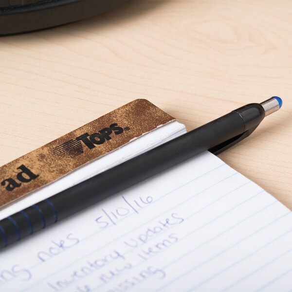 Universal One UNV15521 Comfort Grip Blue Fine Point 0.7mm Retractable ...