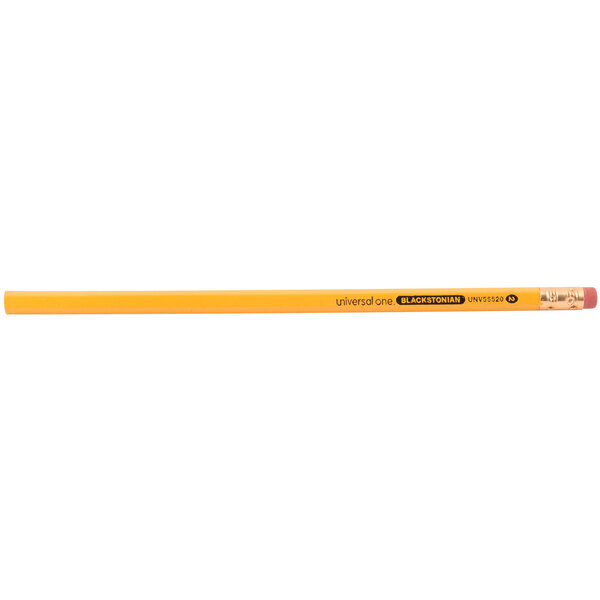 Universal One UNV55520 Medium Soft Yellow Barrel HB Lead #2 ...