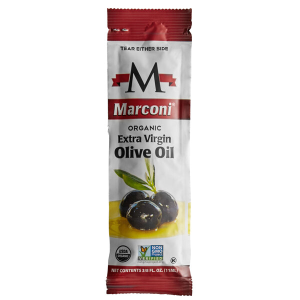 Marconi .375 fl. oz. Organic Extra Virgin Olive Oil Portion Packets ...
