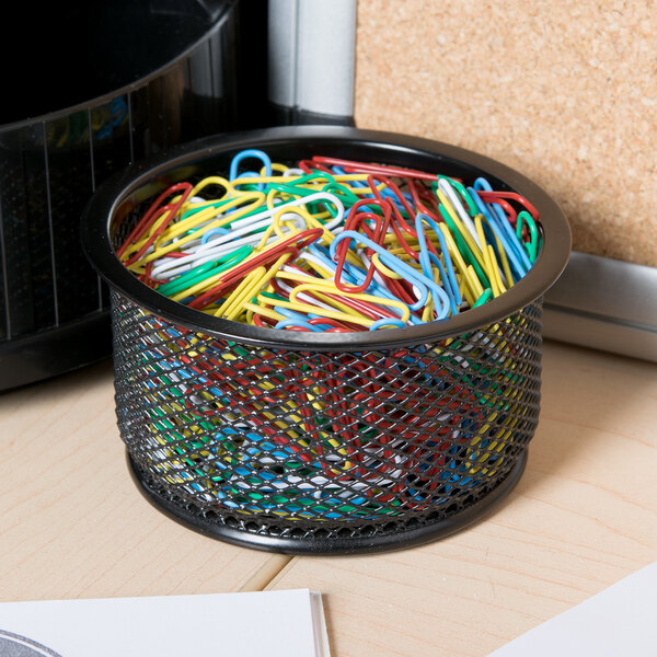 Universal UNV95001 Assorted Color #1 Standard Vinyl-Coated Paper Clip ...