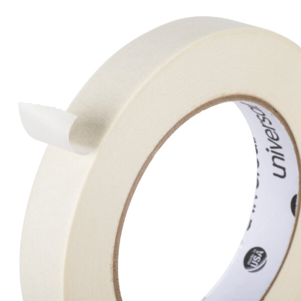 Universal UNV51334 0.75" x 60 Yards General Purpose Masking Tape - 6/Pack