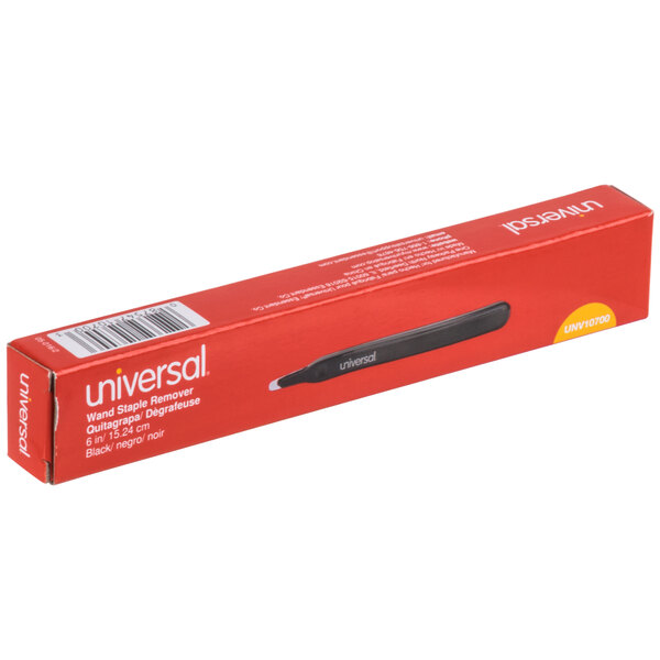 Universal UNV10700 6" Black Wand Style Staple Remover